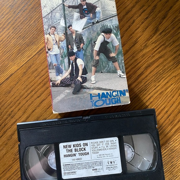 Media | New Kids On The Block Hangin Tough Vhs 1989 | Poshmark